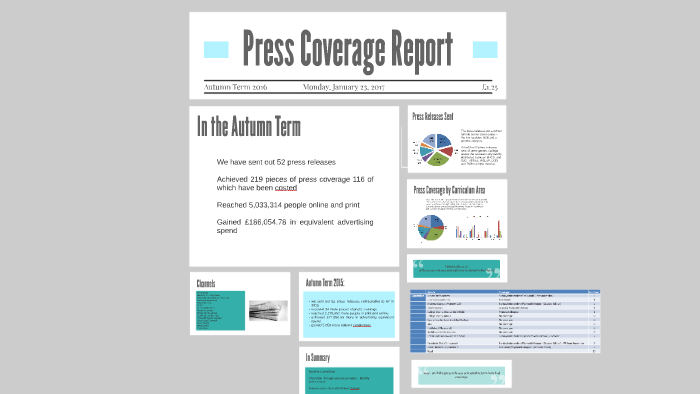 Press Coverage Report by Ellen Cotter on Prezi