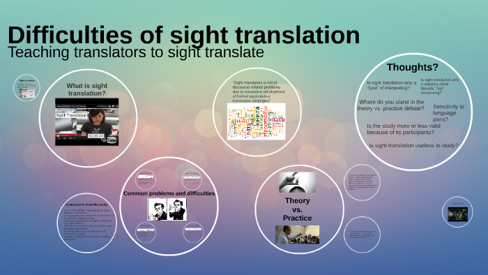 Difficulties of sight translation by Olivia Lintuluoto on Prezi