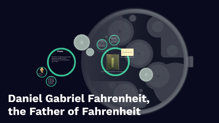 Daniel Gabriel Fahrenheit, the Father of Fahrenheit by Michael Sigrist ...