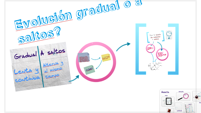 ¿Evolución gradual o a saltos? by melisa white on Prezi