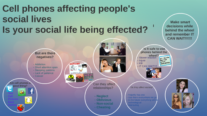 Cell phones affecting people's social lives by Suzie Fahle on Prezi