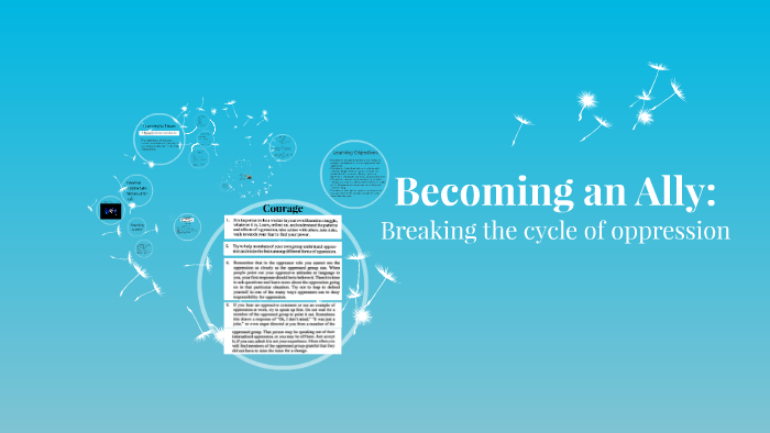 Becoming an Ally: Breaking the cycle of oppression by Megan Rimbey on Prezi