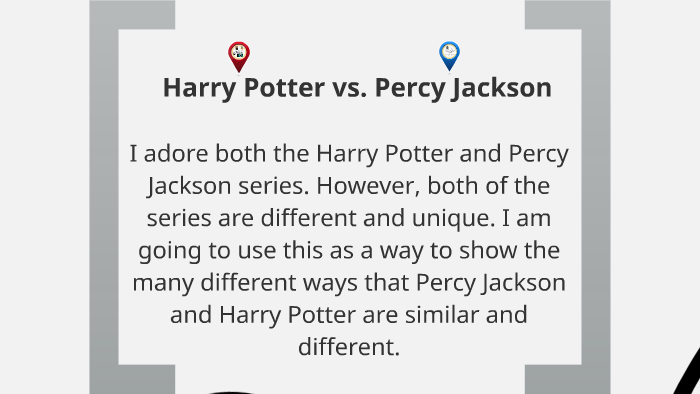 Harry Potter vs. Percy Jackson by Margo Niskanen on Prezi