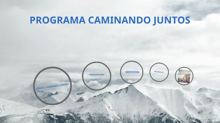 PROGRAMA CAMINANDO JUNTOS by Christian Acevedo on Prezi
