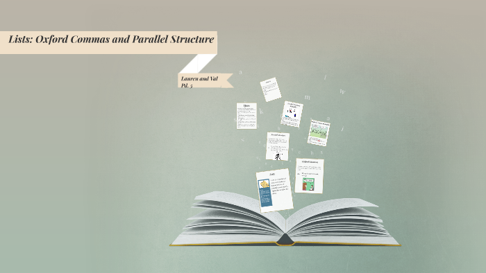 Lists: Oxford Commas and Parallel Structure by Lauren Nichols on Prezi