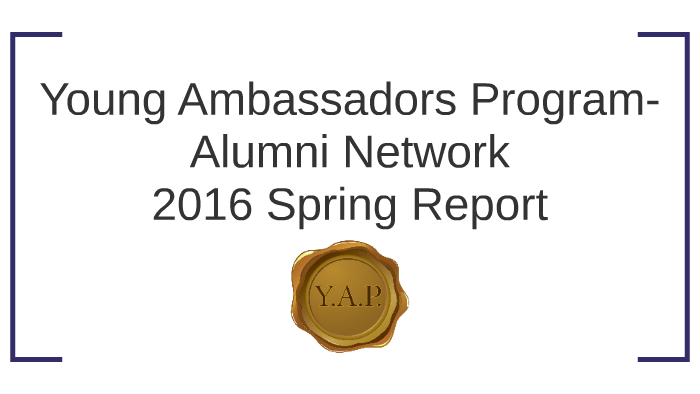 Young Ambassadors Program By Young Ambassadors