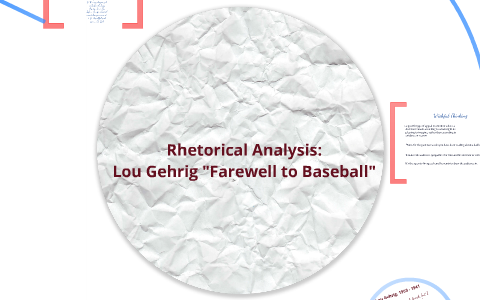 Lou Gehrig: Farewell to Baseball by Chris Persechino on Prezi