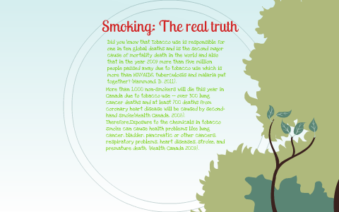 Smoking: Statistics, Physical and Social effects. by Danielle Stengel ...