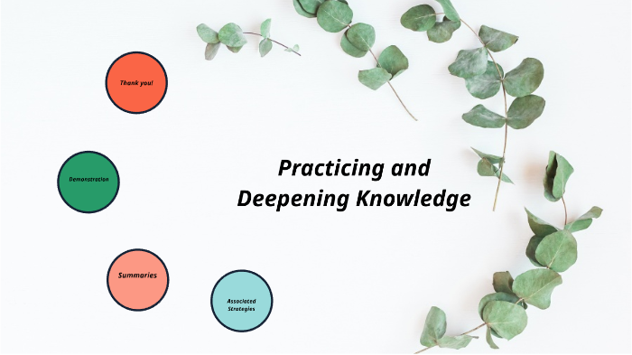 Practicing and Deepening Knowledge by Crystal Stott on Prezi
