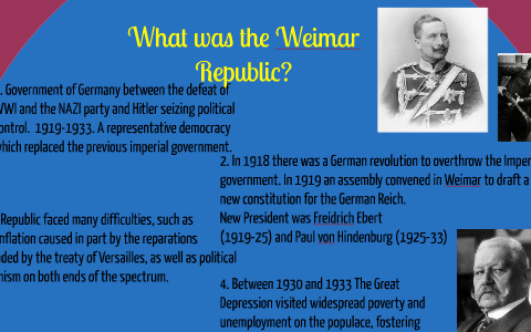 The Weimar Republic: Art and Culture by on Prezi