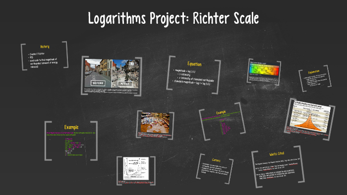 Logarithms Project: Richter Scale by JY Noh on Prezi