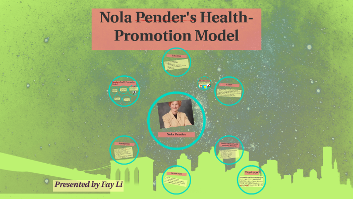 Nola Pender's Health-Promoteion Model by Fay Li on Prezi