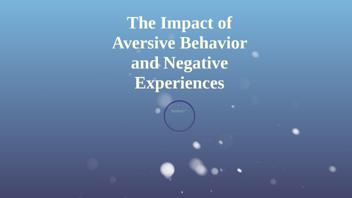 Behavior Analysis by Darrell Audas on Prezi