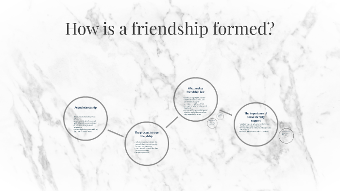 How is a friendship formed? by Dominique Lafleur on Prezi