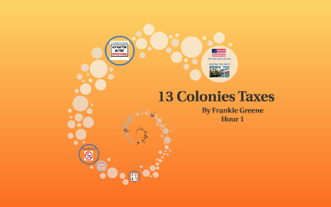 13 Colonies Taxes by Frankie Greene on Prezi