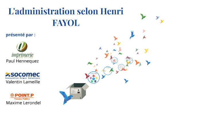 Henri FAYOL et l'administration by on Prezi