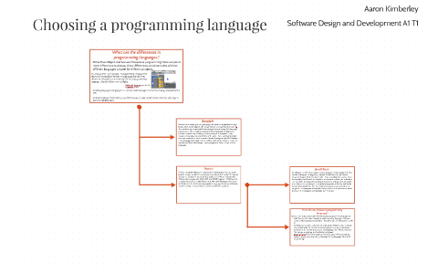 Choosing a programming language by Aaron Kimberley