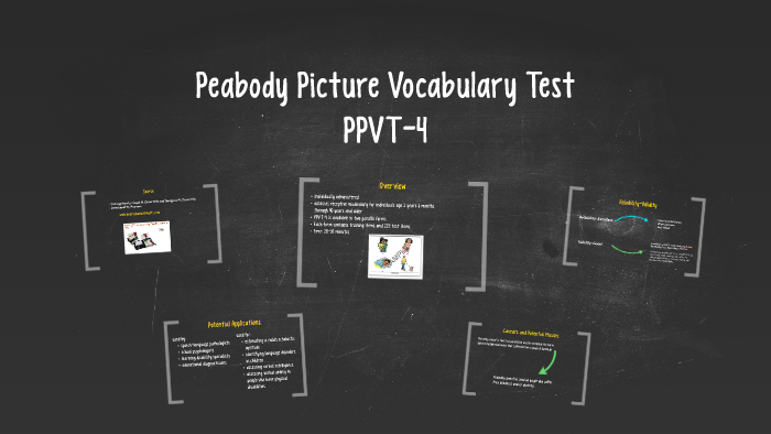 Peabody Picture Vocabulary Test by Elizabeth Ann on Prezi