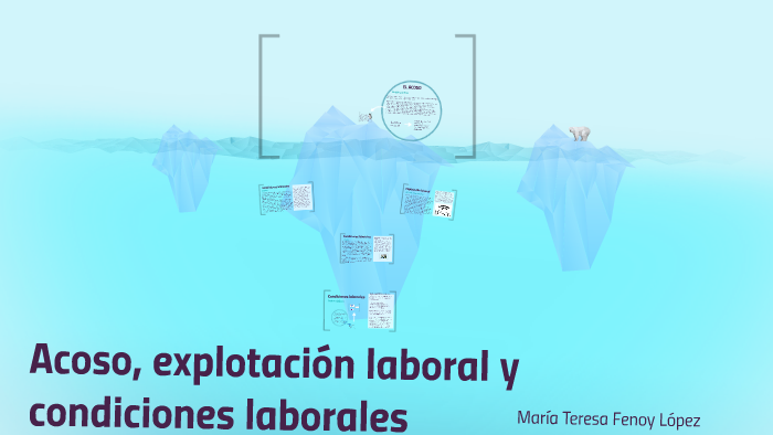 Acoso, explotación laboral y condiciones laborales by Maria Fenoy on Prezi