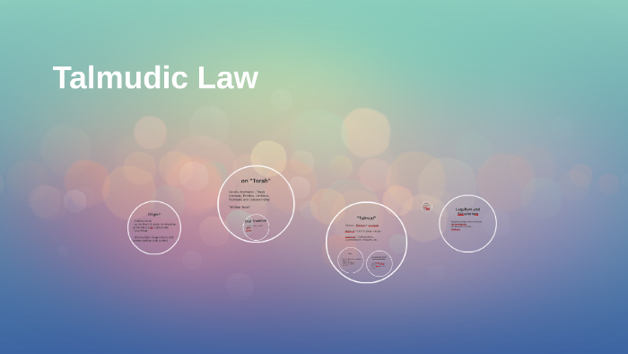 Talmudic Law by Max Silverman on Prezi