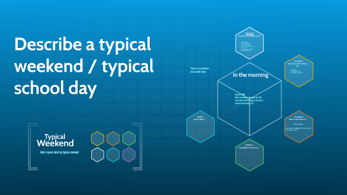 Describe a typical weekend / typical school day by Vicente Ortiz on Prezi
