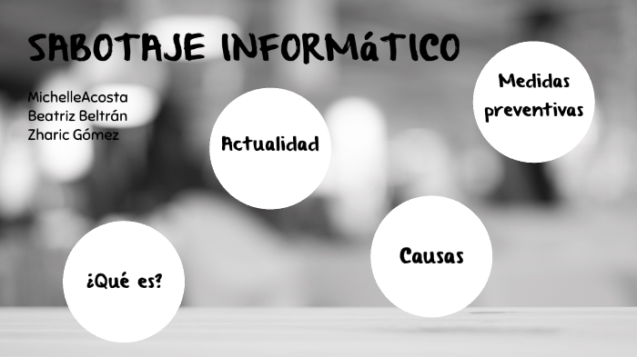 Sabotaje Informático by Beatriz Beltrán on Prezi