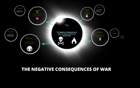 The Negative Consequinces of war are always death and destru by Colin ...