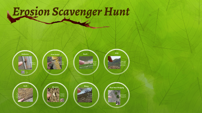 Erosion Scavenger Hunt by Jeff Williams on Prezi