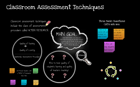 Classroom Assessment Techniques by Shiela Lindsley on Prezi
