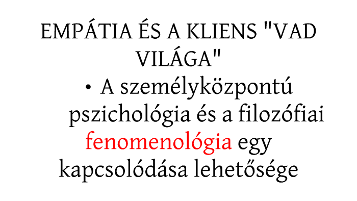 Empátia és vad világ by Csaba Szummer on Prezi