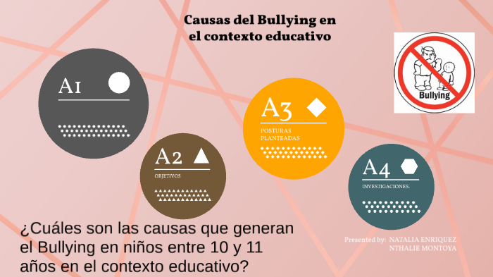 Causas del Bullying en el contexto educativo by natalia enriquez meza ...