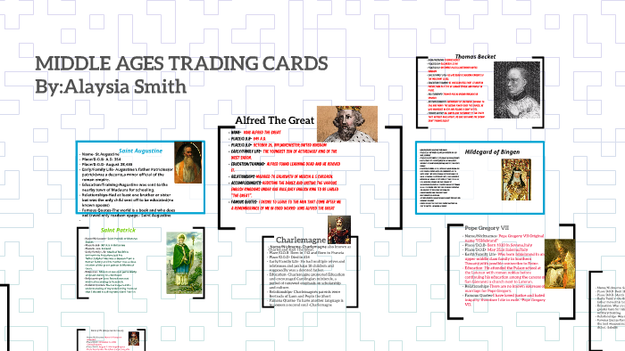 MIDDLE AGES TRADING CARDS by alaysia smith on Prezi
