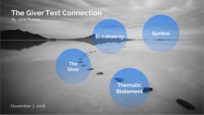Giver Text Connection by Jane Rumpf on Prezi