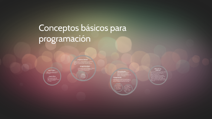 Conceptos básicos para programación by angerr angerr on Prezi