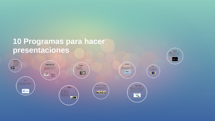 10 Programas para hacer presentaciones by patricia martinez