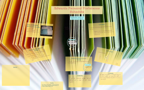 Edwards Personal Preference Schedule by Adolfo Manalaysay on Prezi