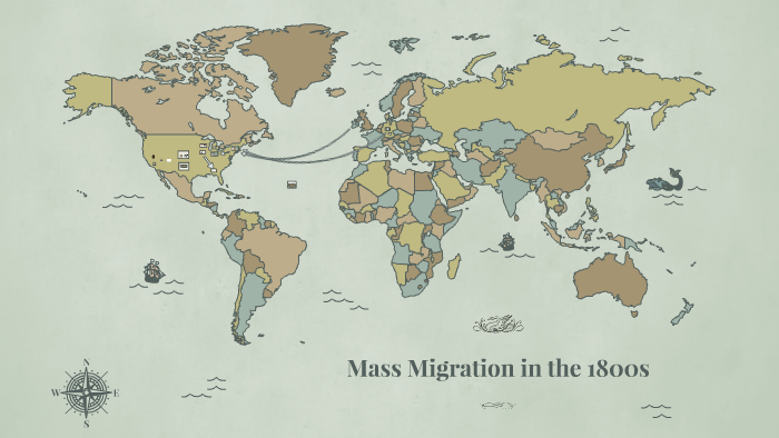 Mass Migration in the 1800s by Taylor Clark on Prezi