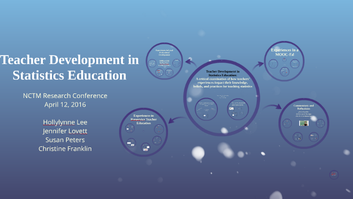 Teacher Development in Statistics Education: by Hollylynne Lee on Prezi