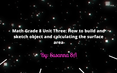Math Grade 8 Unit Three: How to calculate surface area, volume and ...