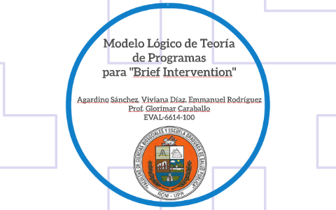 Modelo Lógico de Teoría de Programas para "Brief Intervention" by ...