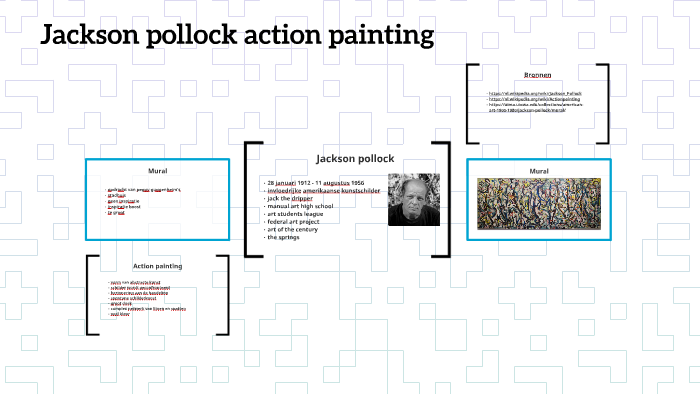 Jackson pollock action painting by nick heylen