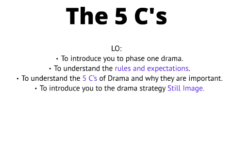 5cs lesson 1 by Neala Holland on Prezi