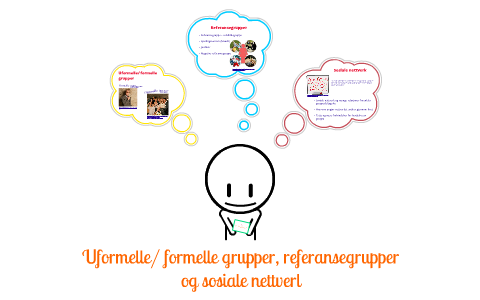 Uformelle/formelle grupper, referansegrupper og sosiale nettverk by ...