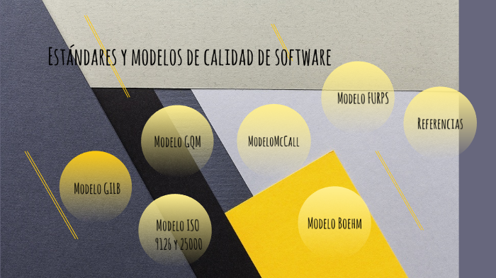 Estándares y modelos de calidad del software by Kathya Pajaro Paternina on Prezi