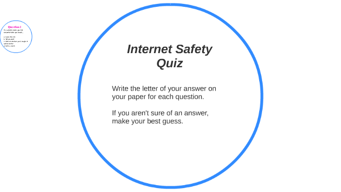 Internet Safety Quiz by Kelley Roganowicz on Prezi