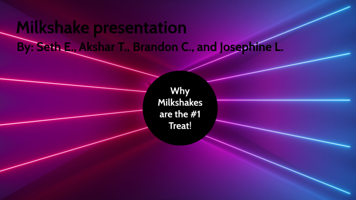 Milkshake Presentation by Akshar Thakker on Prezi