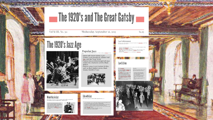 The 1920's and The Great Gatsby by Karla A on Prezi