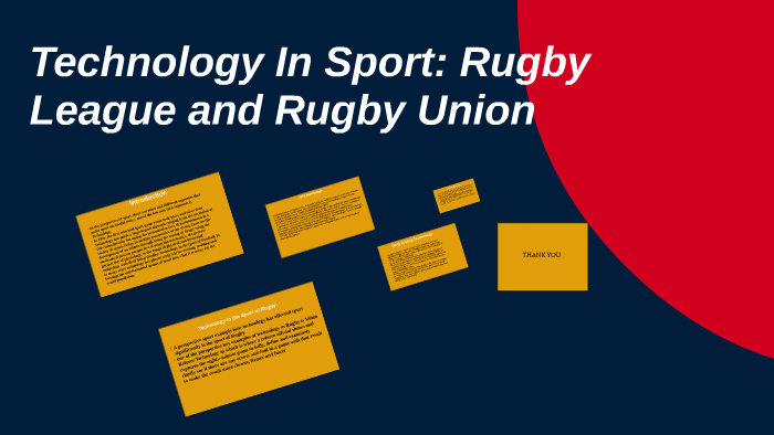 Technology In Sport: Rugby League and Rugby Union by Yash bhalawala on ...