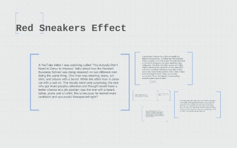 Red Sneaker Effect? by Alexandra Porter on Prezi