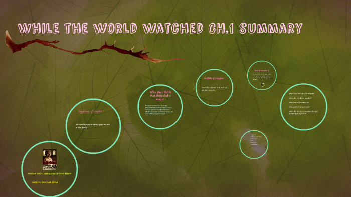 While the world watched CH.1 summary by Bryan Lanier on Prezi